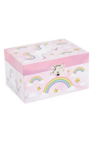 MELE AND CO Skylar Musical Unicorn Jewelry Box - Rainbow