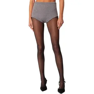 EDIKTED Knit Micro Shorts