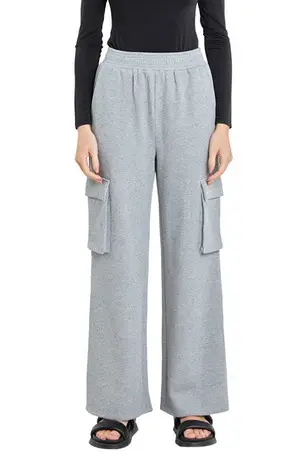 Grey Lab Wide Leg Pants For Women