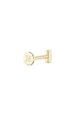 Monica Vinader Bar Single Flat Back Stud Earring