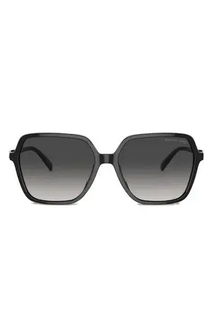 Michael Kors Jasper Square Frame Sunglasses - Black