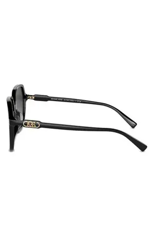 Michael Kors Jasper Square Frame Sunglasses - Black