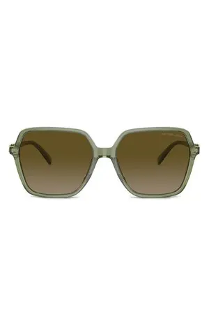 Michael Kors Michael Kors Jasper Square Frame Sunglasses Green Havana