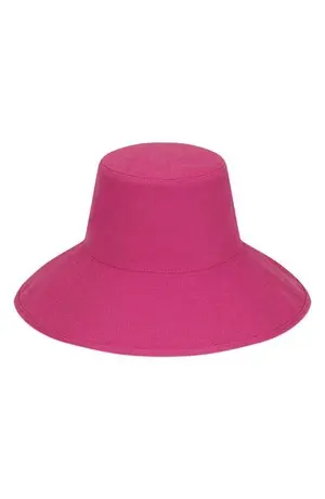Lack Of Color Lack Of Color Holiday Cotton Canvas Bucket Hat Fuchsia