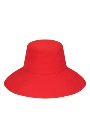 Lack Of Color Lack Of Color Holiday Cotton Canvas Bucket Hat Red