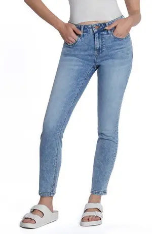 HINT OF BLU Kind Ankle Skinny Jeans - Bubble Blue