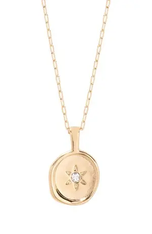 BROOK & YORK Sadie Star Crystal Pendant Necklace - Gold