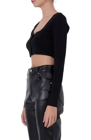 Endless Rose Ribbed Crop Top