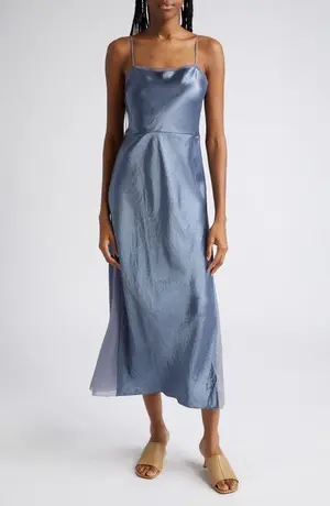Vince Mixed Media Slipdress