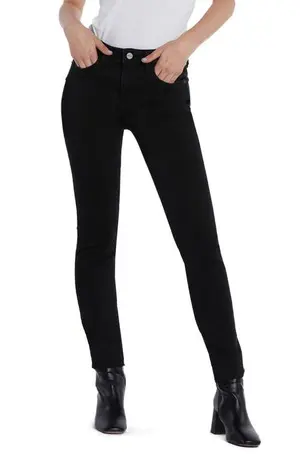 HINT OF BLU Vera Skinny Jeans - Black