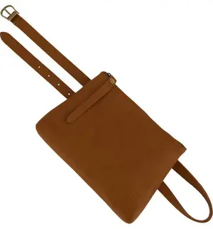 THE FRYE COMPANY Zip Top Leather Belt Bag