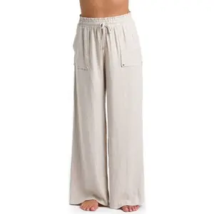 La Blanca Beach Cover-up Pants - Taupe