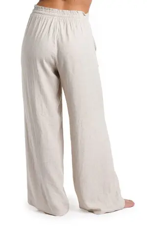 La Blanca Beach Cover-up Pants - Taupe