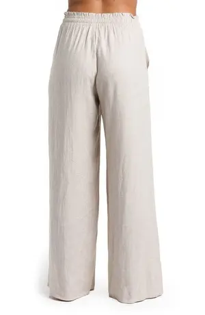 La Blanca Beach Cover-up Pants - Taupe