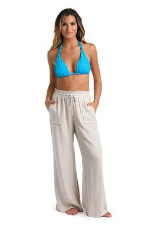 La Blanca Beach Cover-up Pants - Taupe