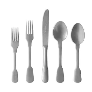 COSTA NOVA Saga Pvd Matte 5 Piece Place Setting - Stainless Steel