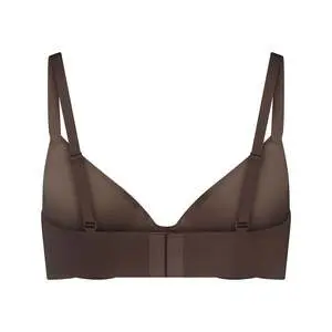 SKIMS No Show Unlined Demi Bra - Espresso