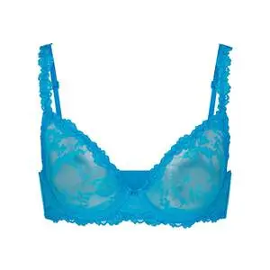 SKIMS Stretch Lace Unlined Demi Bra - Mykonos