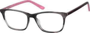 Zenni Square Glasses 2030339 Charcoal