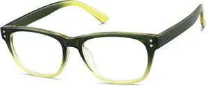 Zenni Square Glasses 2030339 Forest