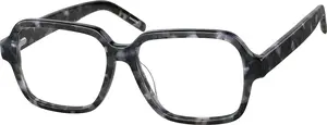 Zenni Square Glasses 2030339 Granite