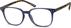 Zenni Square Glasses 2030339 Navy