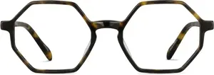 Zenni Geometric Full Rim Eyeglasses - Tortoiseshell