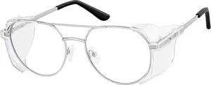 Zenni Aviator Glasses 3219724 Gray