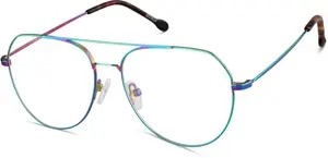 Zenni Aviator Glasses 3219724 Iridescent