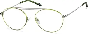 Zenni Aviator Glasses 3219724 Olive