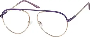 Zenni Aviator Glasses 3219724 Purple