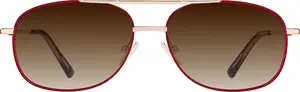 Zenni Aviator Glasses 3219724 - Red