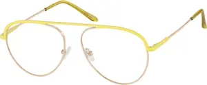 Zenni Aviator Glasses 3219724 Yellow