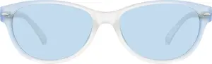Zenni Retro Oval Full Rim Frame - Blue Frost