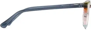 Zenni Retro Oval Eyeglasses With Full Rim Frame - Forest