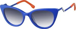 Zenni Cat-Eye Full Rim Sunglasses Blue