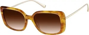 Zenni Cat-eye Full Rim Sunglasses - Brown