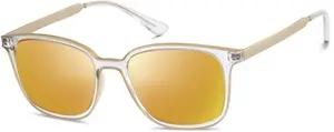 Zenni Cat-Eye Full Rim Sunglasses Gold