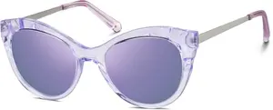 Zenni Cat-eye Full Rim Sunglasses - Icy-purple