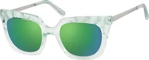 Zenni Cat-eye Full Rim Sunglasses - Mint