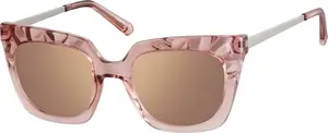 Zenni Cat-Eye Full Rim Sunglasses Rose