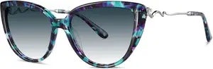 Zenni Cat-Eye Full Rim Sunglasses Seascape