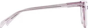 Zenni Minimalist Square Eyeglasses Full Rim Frame - Pink