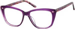 Zenni Zenni Cat-Eye Full Rim Frame Grape