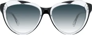 Zenni Heart Full Rim Frame Sunglasses - Clear