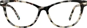 Zenni Cat-eye Glasses With Snap-on Sunlens - Tortoiseshell