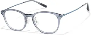 Zenni Square Full Rim Frame Glasses - Blue