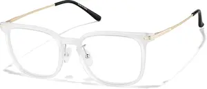 Zenni Square Full Rim Glasses - Clear