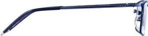 Zenni Rectangle Full Rim Titanium Eyeglasses - Navy