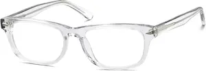 Zenni Rectangle Full Rim Eyeglasses Clear
